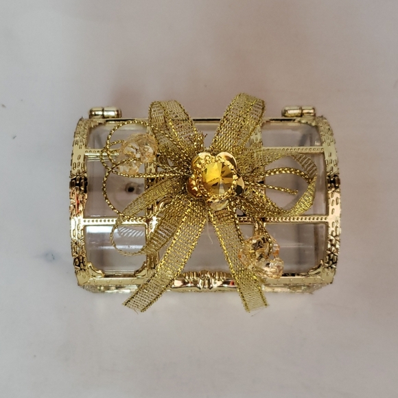 Lucky Star | Accents | 6 Piece Mini Chest Plastic Storage Box Gold ...